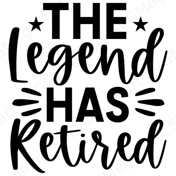 The Legend Has Retired - Etsy