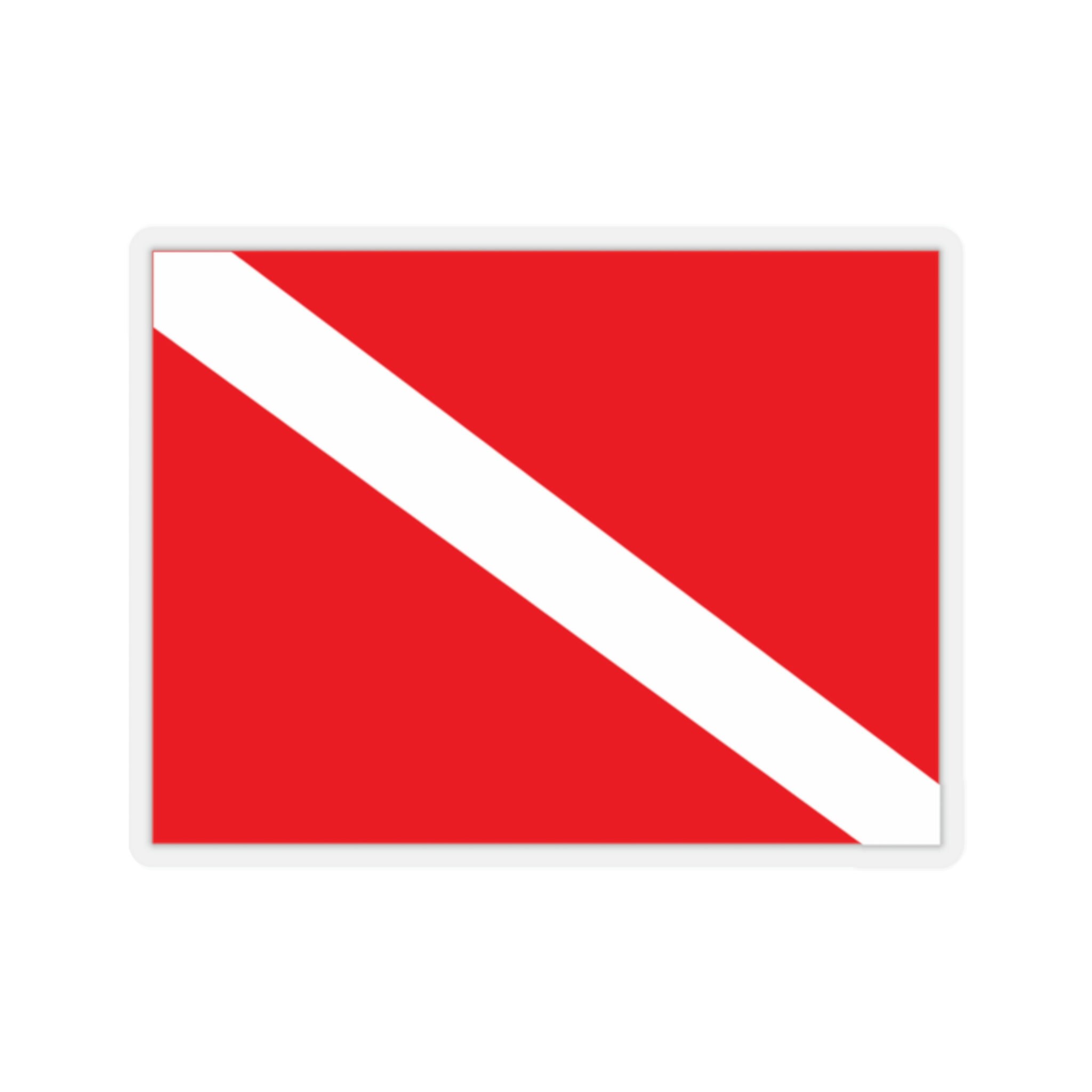 Dive Flag, Scuba Diving Sticker - Etsy