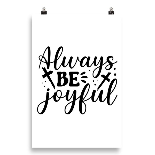 Be Joyful Always - Etsy