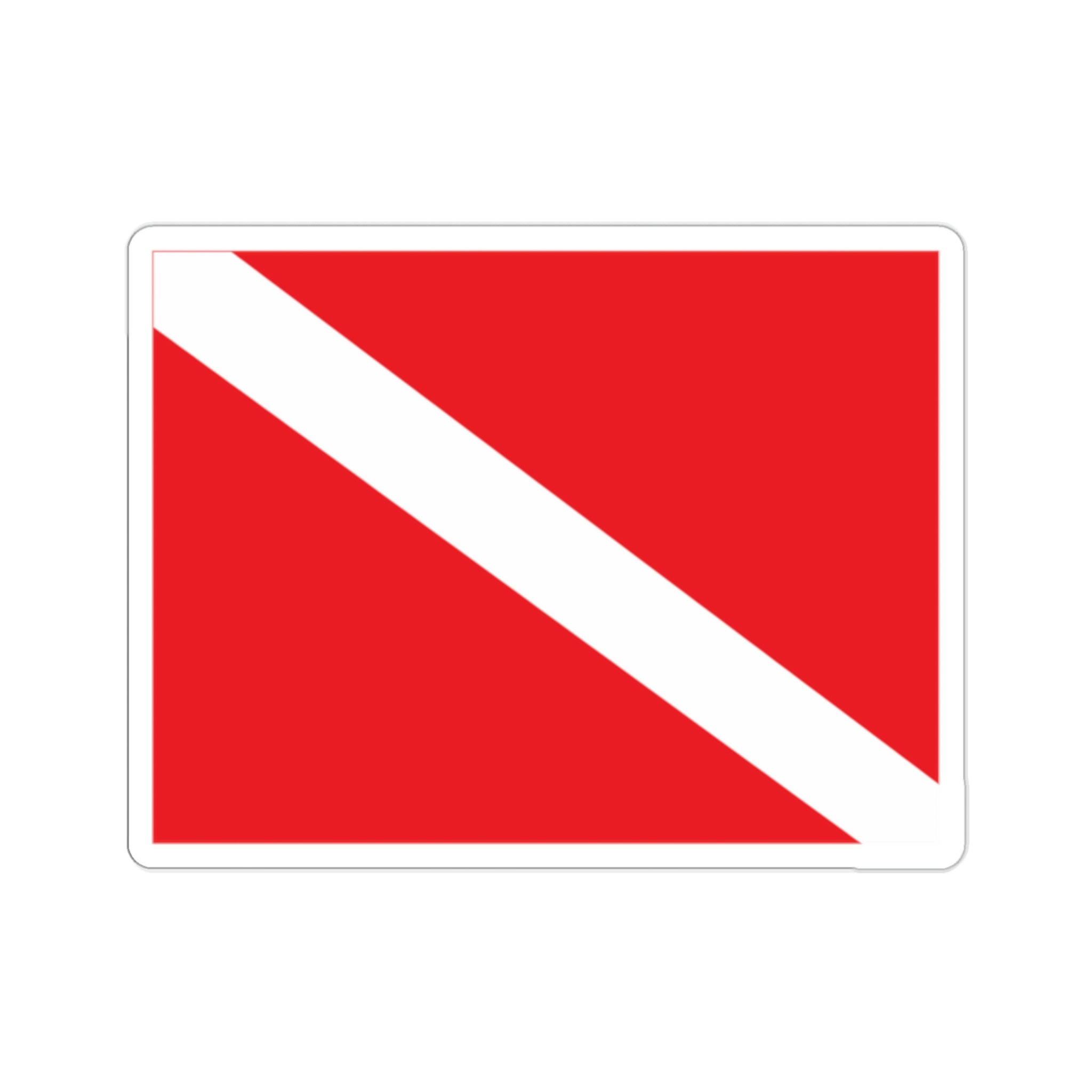 Dive Flag, Scuba Diving Sticker - Etsy