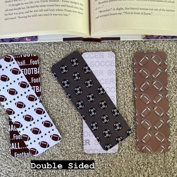 Soccer Bookmark - Etsy