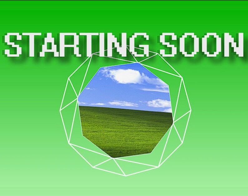 Animated Twitch Background Starting Soon Blue-green Screen - Etsy Australia