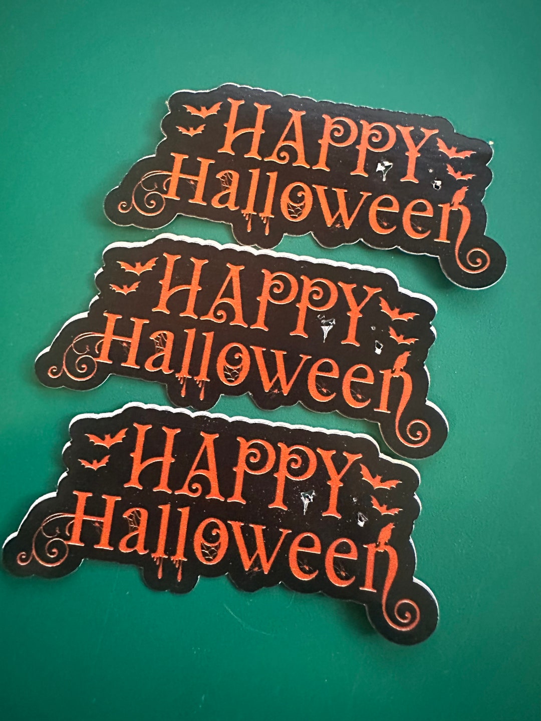 Happy Halloween Sticker Set - Etsy