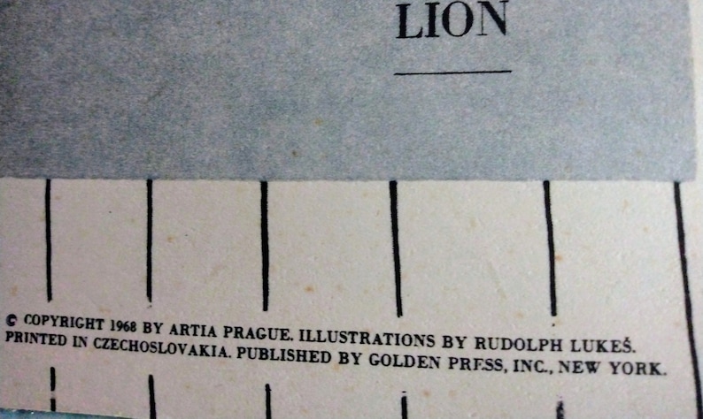 Lion and His Friends A Golden Pop-up Book. Rudolph Lukes. 1968. First ...