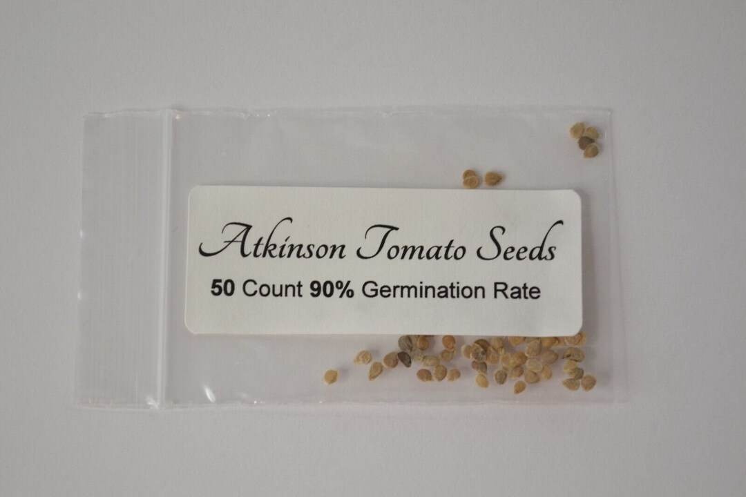 50 Count Atkinson Tomato Seeds | Heirloom Tomato Seeds | Large Tomato ...