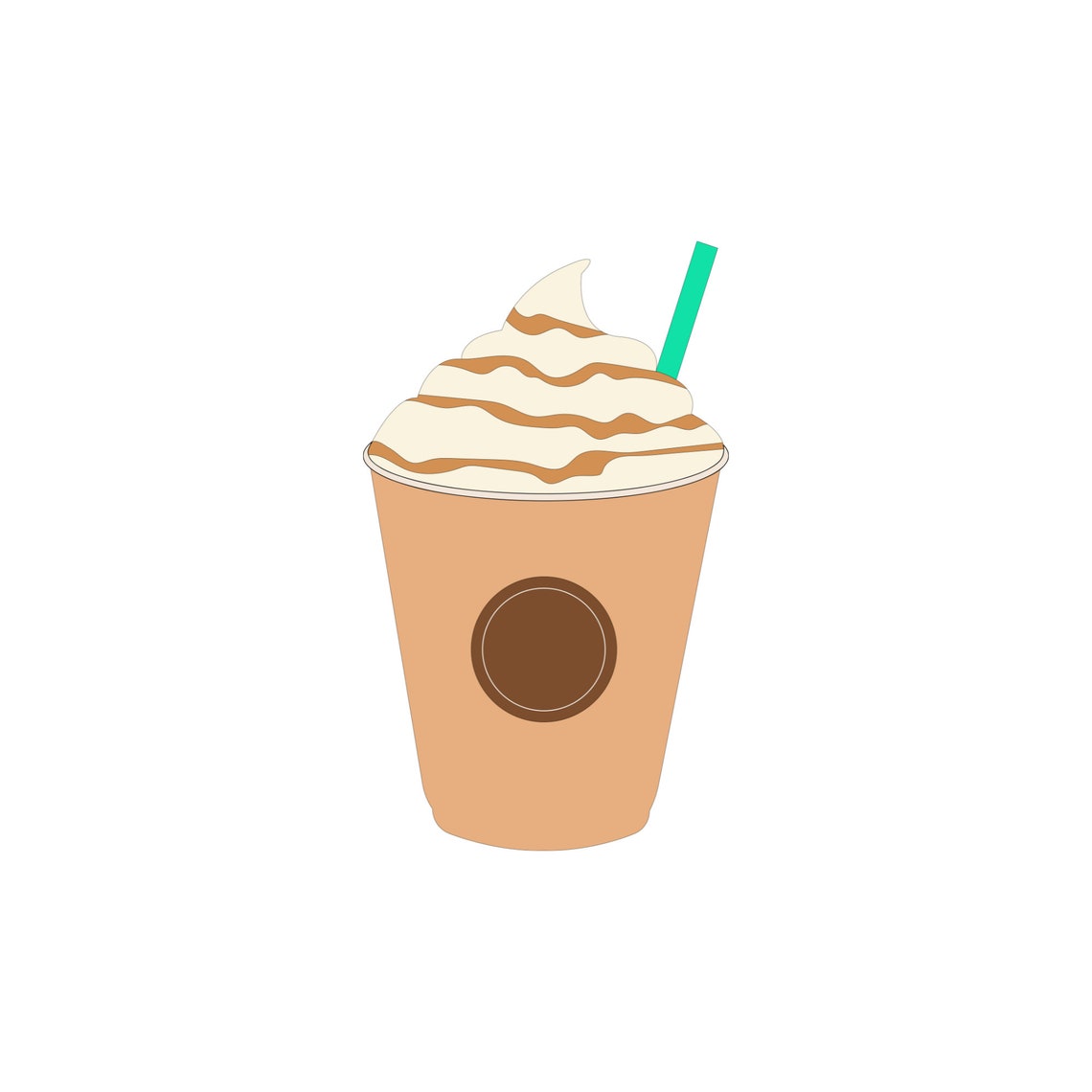 Frappy SVG | Coffee | Digital Download | Vector | Print | Design | Frappacino - Etsy