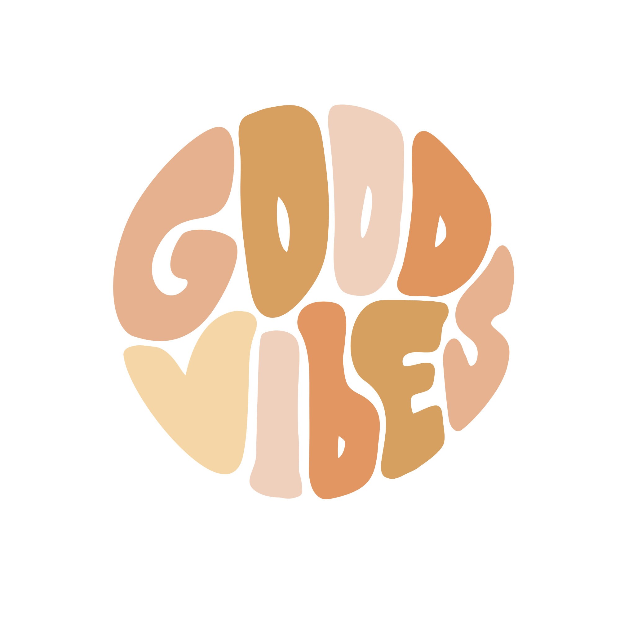Good Vibes SVG | Digital Download | Vibes | Happy | Vector | Logo ...