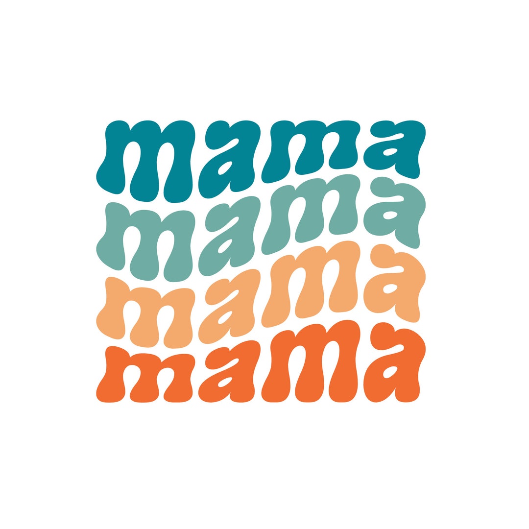 Mama Waves SVG - Etsy