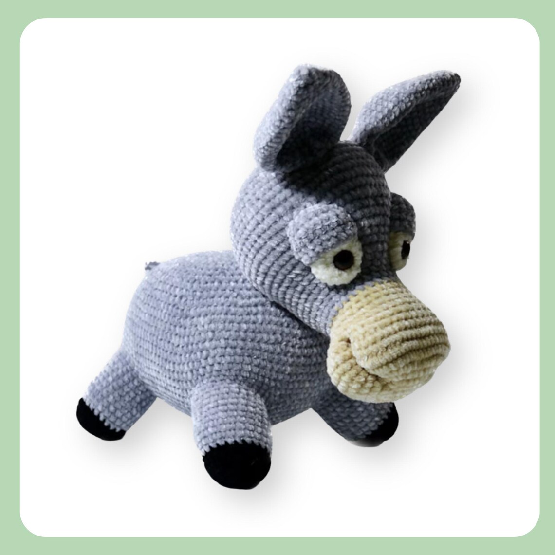 Donny the Donkey Crochet Pattern - Etsy