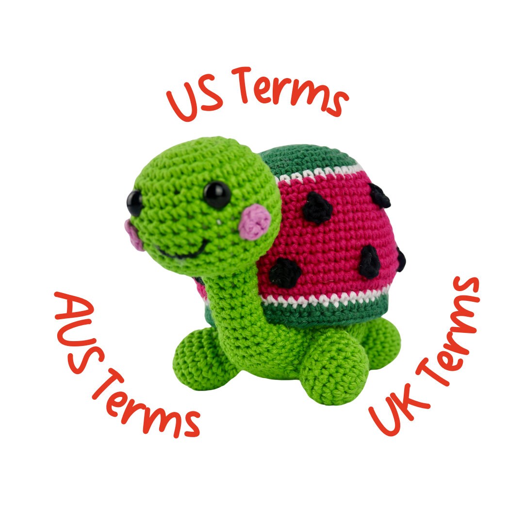 Melony the Turtle Crochet Pattern - Etsy