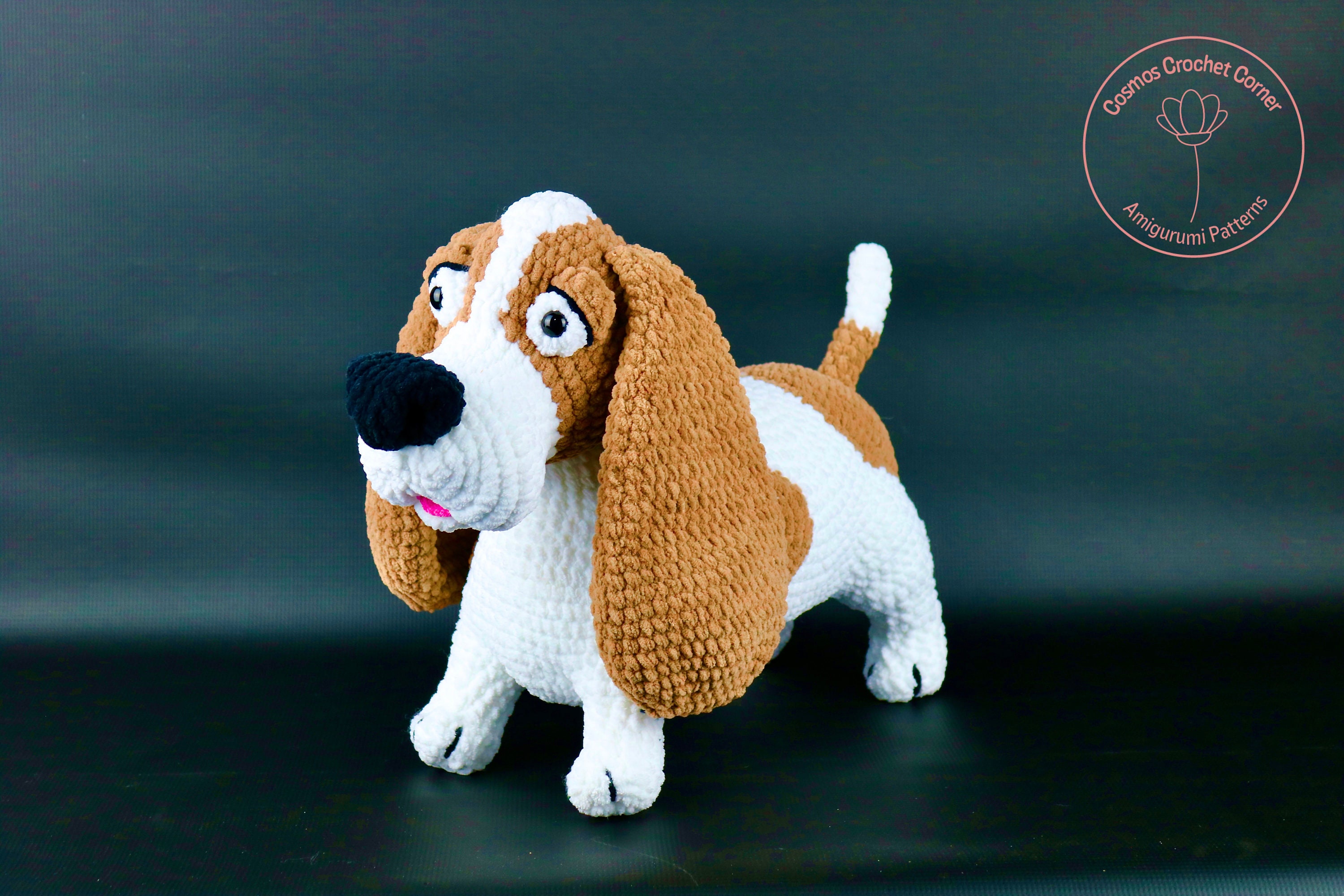 Basil the Basset Hound Crochet Pattern - Etsy