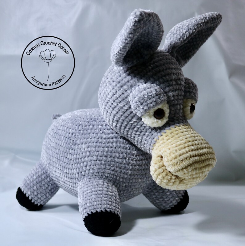 Donny the Donkey Crochet Pattern - Etsy