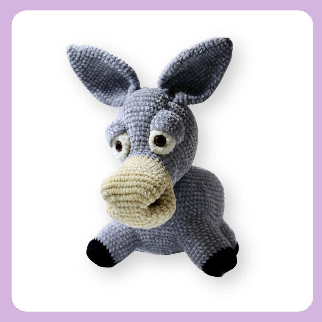 Donny the Donkey Crochet Pattern - Etsy