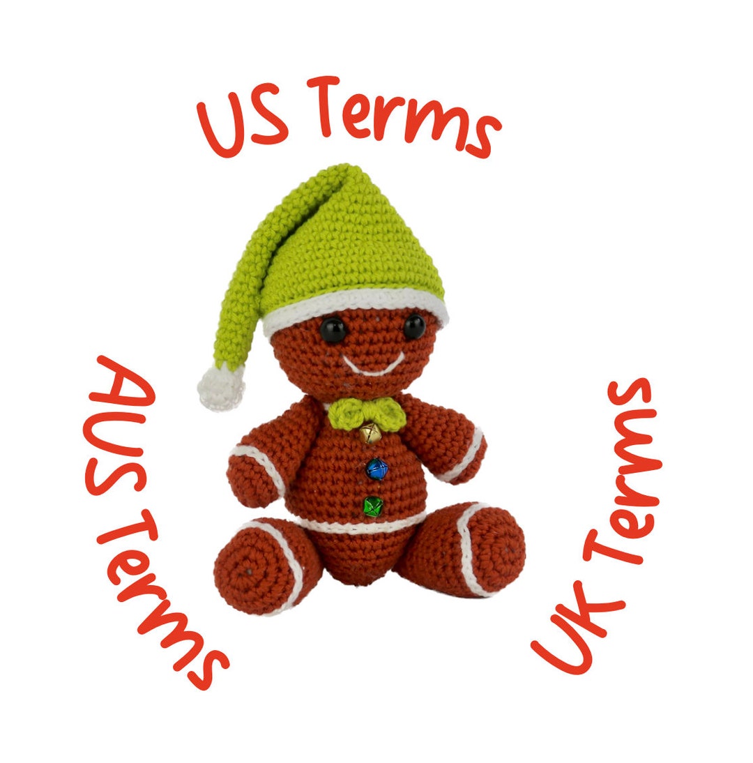 George the Gingerbread Man Crochet Pattern - Etsy