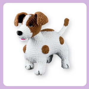 Jax the Jack Russel Crochet Pattern - Etsy