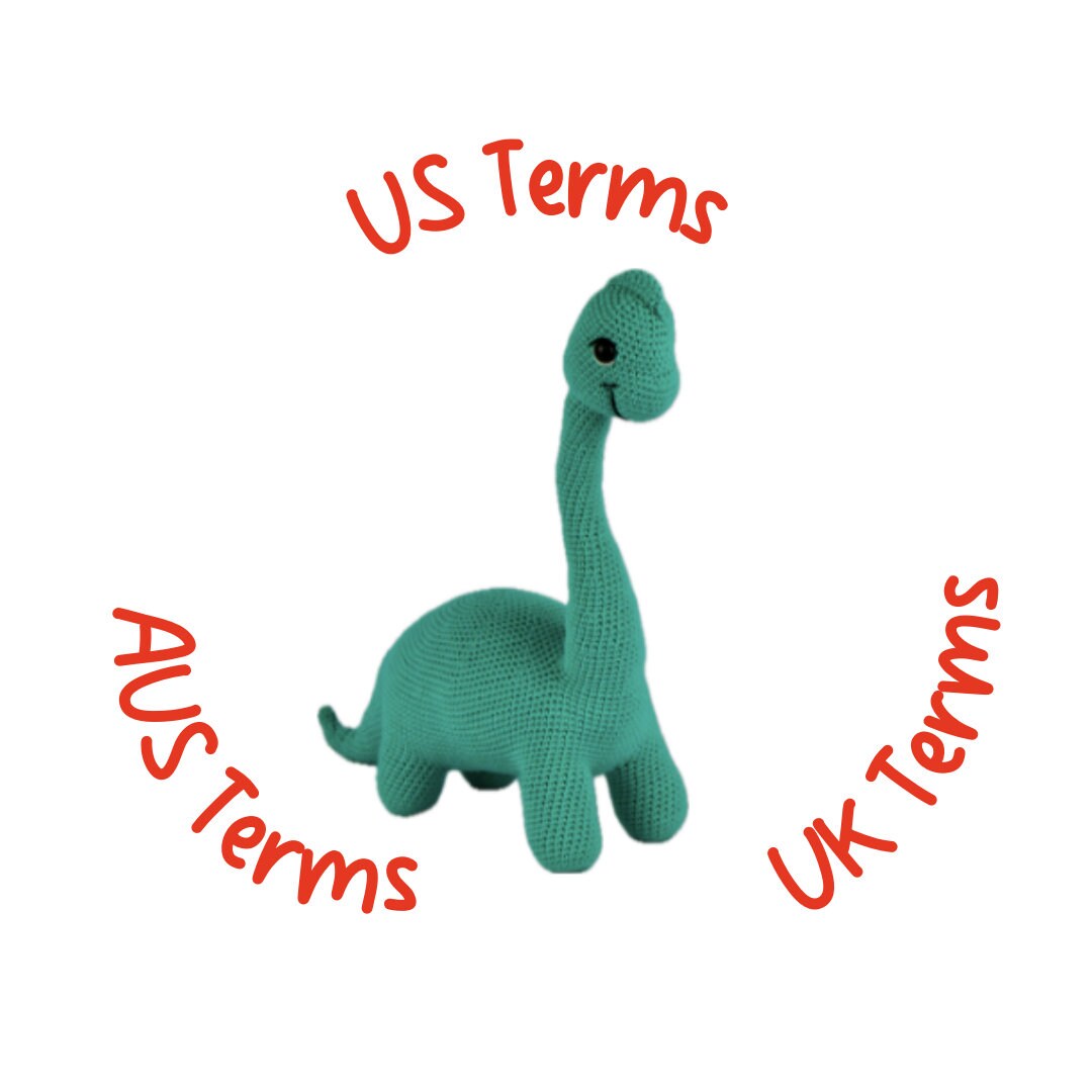 Brandon the Brachiosaurus No Sew Crochet Pattern - Etsy