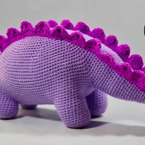 Stevie the Stegosaurus No Sew Crochet Pattern - Etsy
