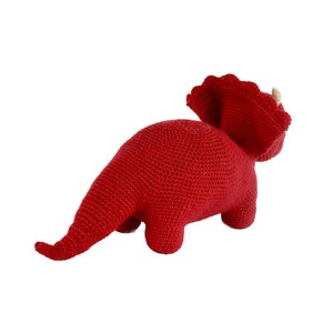Trixie the Triceratops Low Sew Crochet Pattern - Etsy