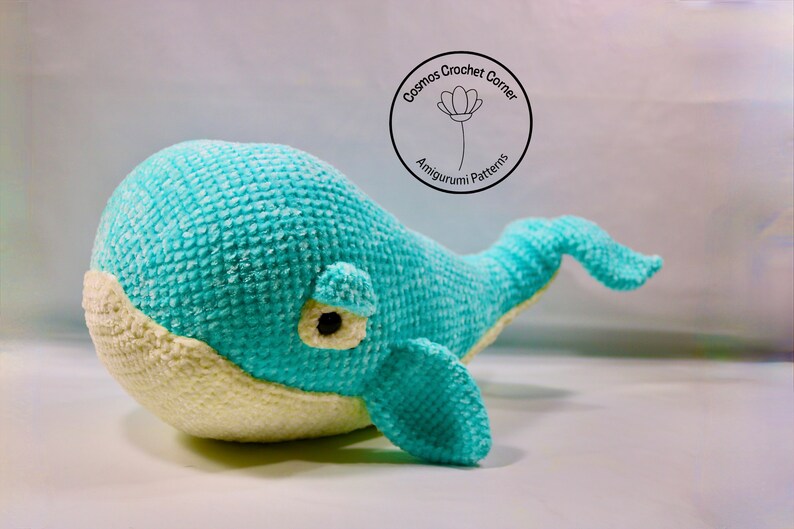 Wallace the Whale Crochet Pattern - Etsy