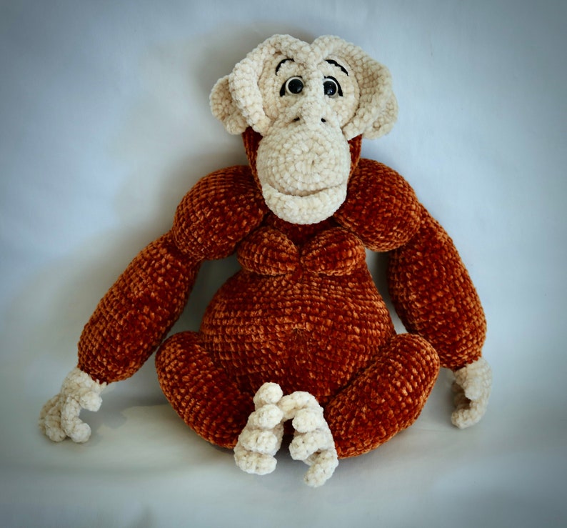 O'reilly the Orangutang Crochet Pattern - Etsy