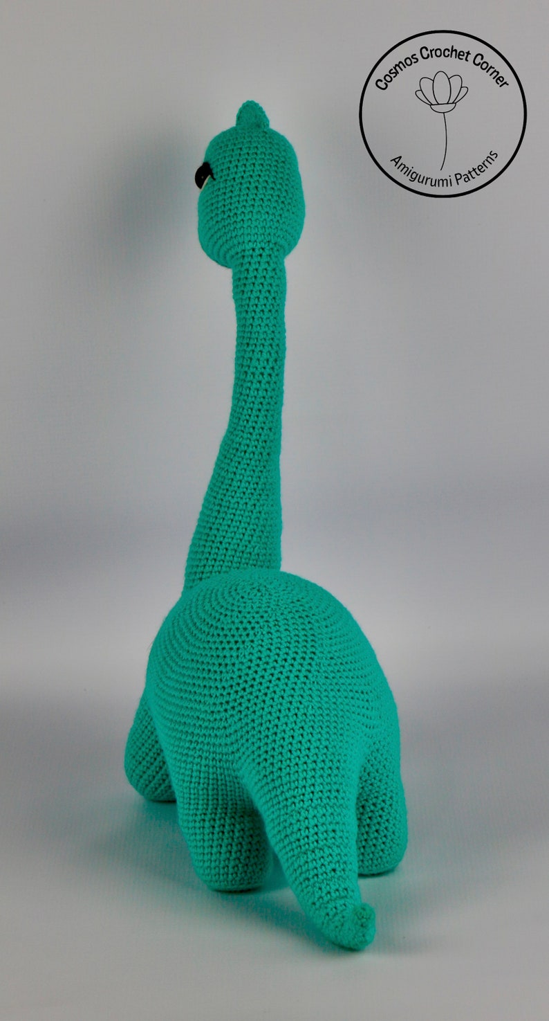 Brandon the Brachiosaurus No Sew Crochet Pattern - Etsy