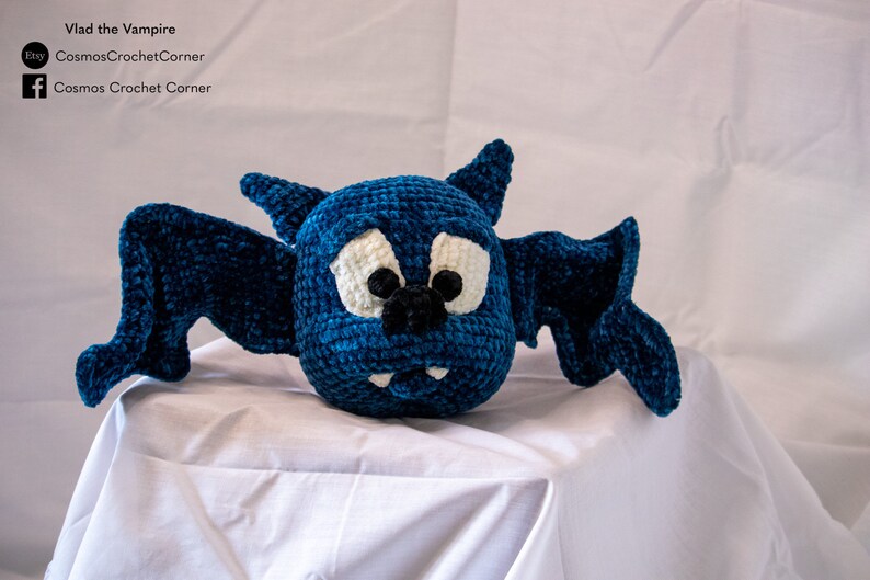 Vlad the Vampire Bat Crochet Pattern - Etsy