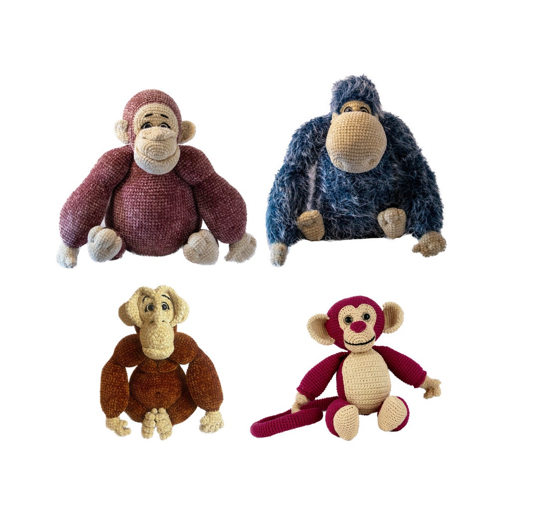 4 in 1 Special Offer: Atilla the Gorilla Priscilla the - Etsy