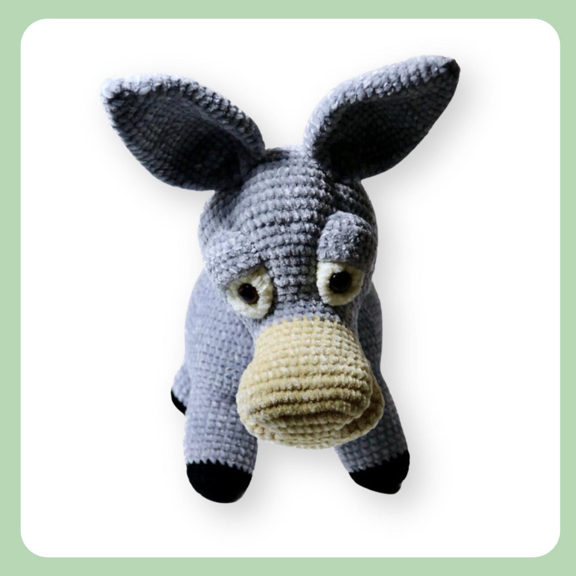 Donny the Donkey Crochet Pattern - Etsy