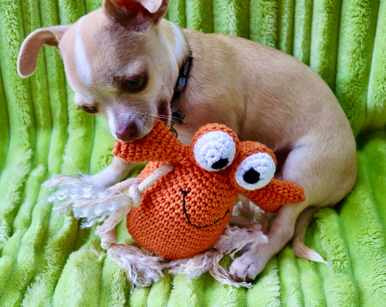Craig the Crab Tug-of-war Dog Toy Crochet Pattern - Etsy