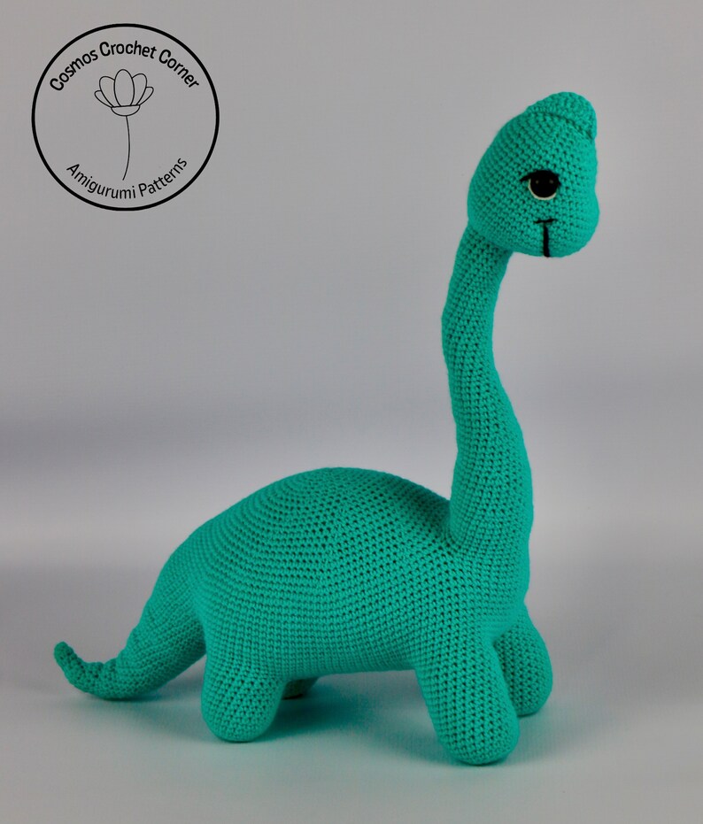 Brandon the Brachiosaurus No Sew Crochet Pattern - Etsy