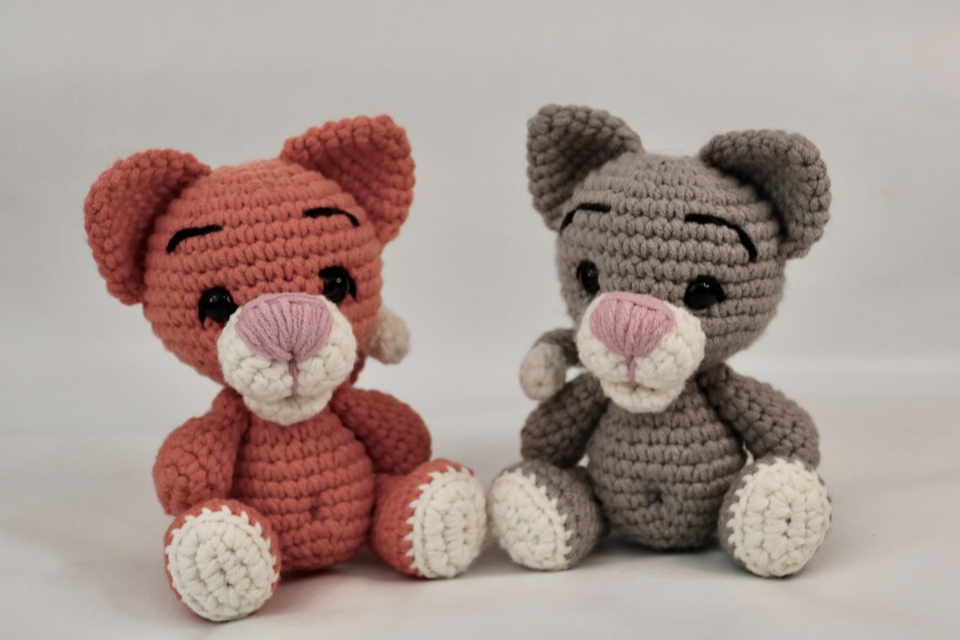 Carter the Beginner Crochet Cat Crochet Pattern - Etsy