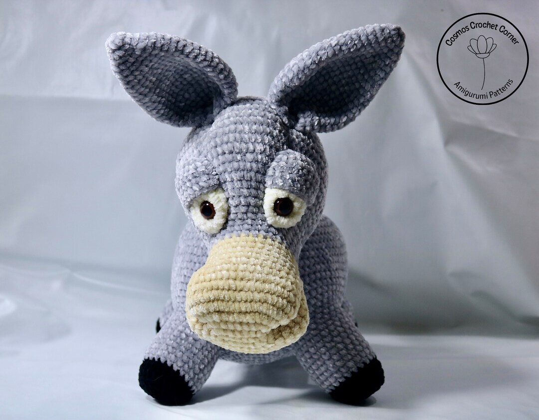 Donny the Donkey Crochet Pattern - Etsy