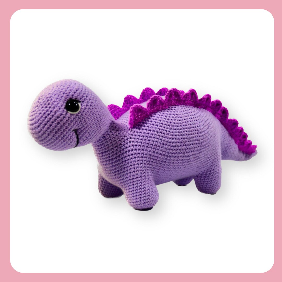 Stevie the Stegosaurus No Sew Crochet Pattern - Etsy