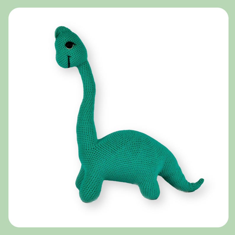 Brandon the Brachiosaurus No Sew Crochet Pattern - Etsy