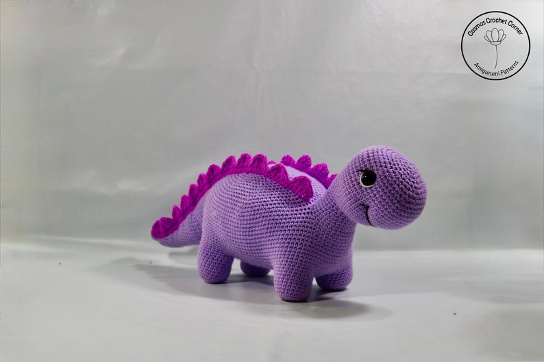 Stevie the Stegosaurus No Sew Crochet Pattern - Etsy