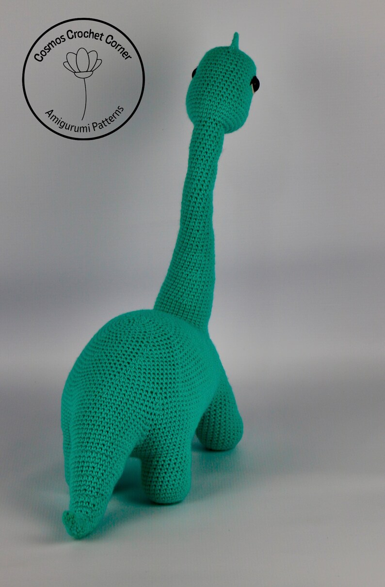 Brandon the Brachiosaurus No Sew Crochet Pattern - Etsy