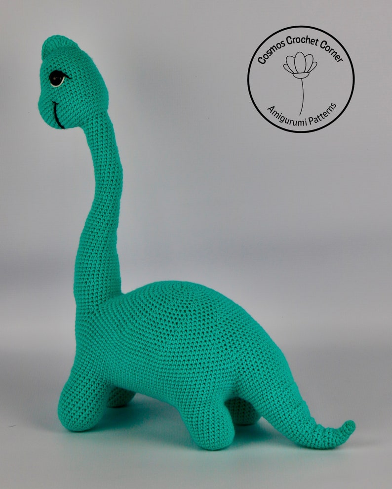 Brandon the Brachiosaurus No Sew Crochet Pattern - Etsy