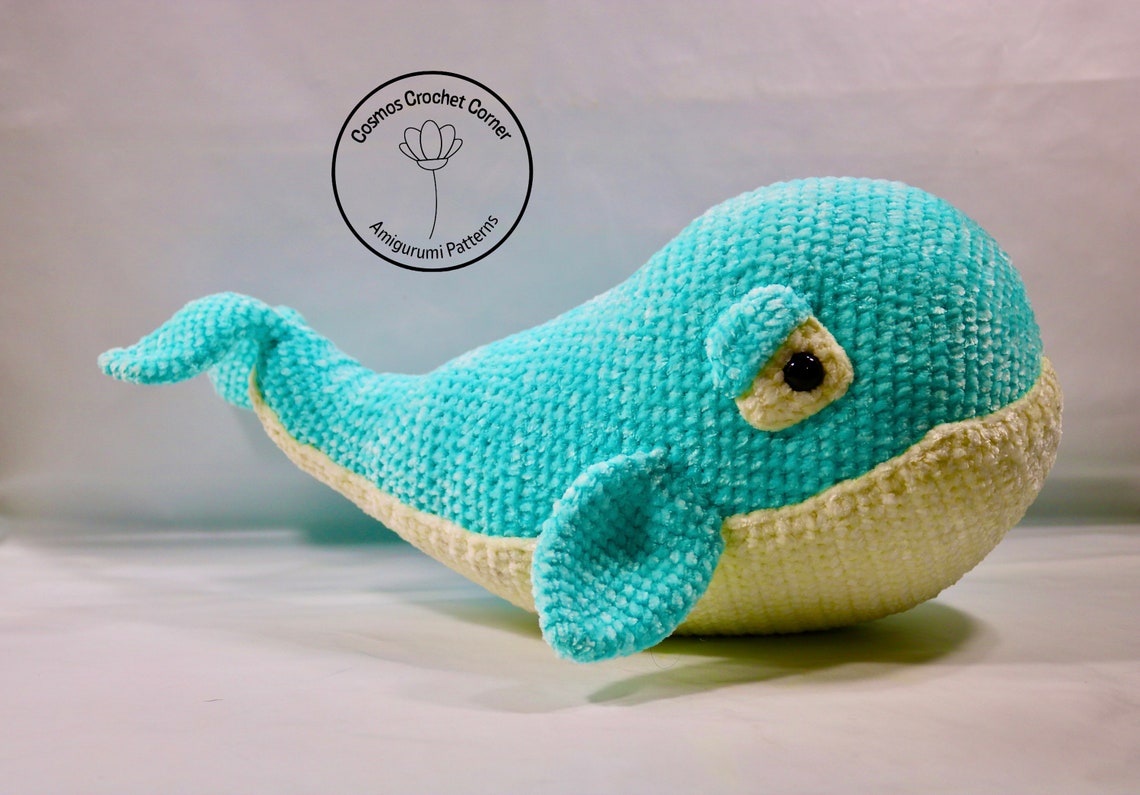 Wallace the Whale Crochet Pattern - Etsy