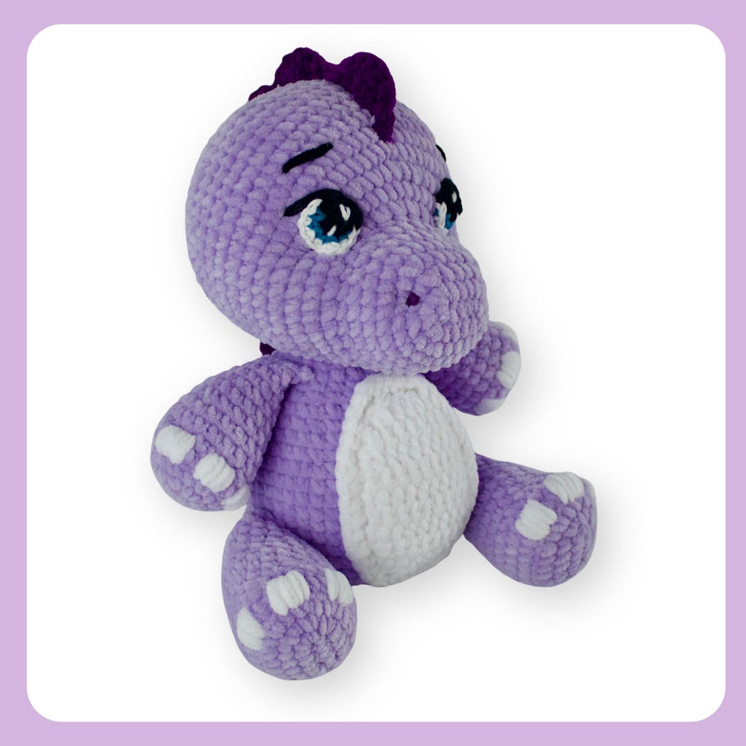 Scooter the Stegosaurus Crochet Pattern – Cute Dinosaur Amigurumi ...