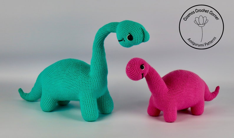 Brandon the Brachiosaurus No Sew Crochet Pattern - Etsy