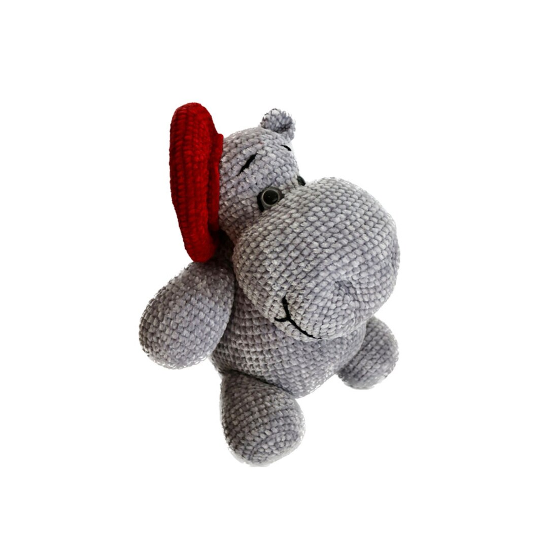 Hugo the Hippo Crochet Pattern - Etsy