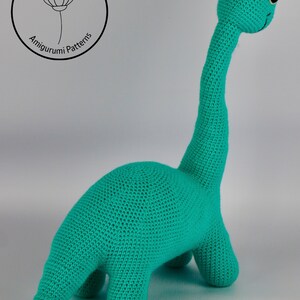 Brandon the Brachiosaurus No Sew Crochet Pattern - Etsy