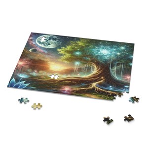 Dreamlike Fantasy Jigsaw - Enchanted Forest Scene - 120, 252, 500 ...