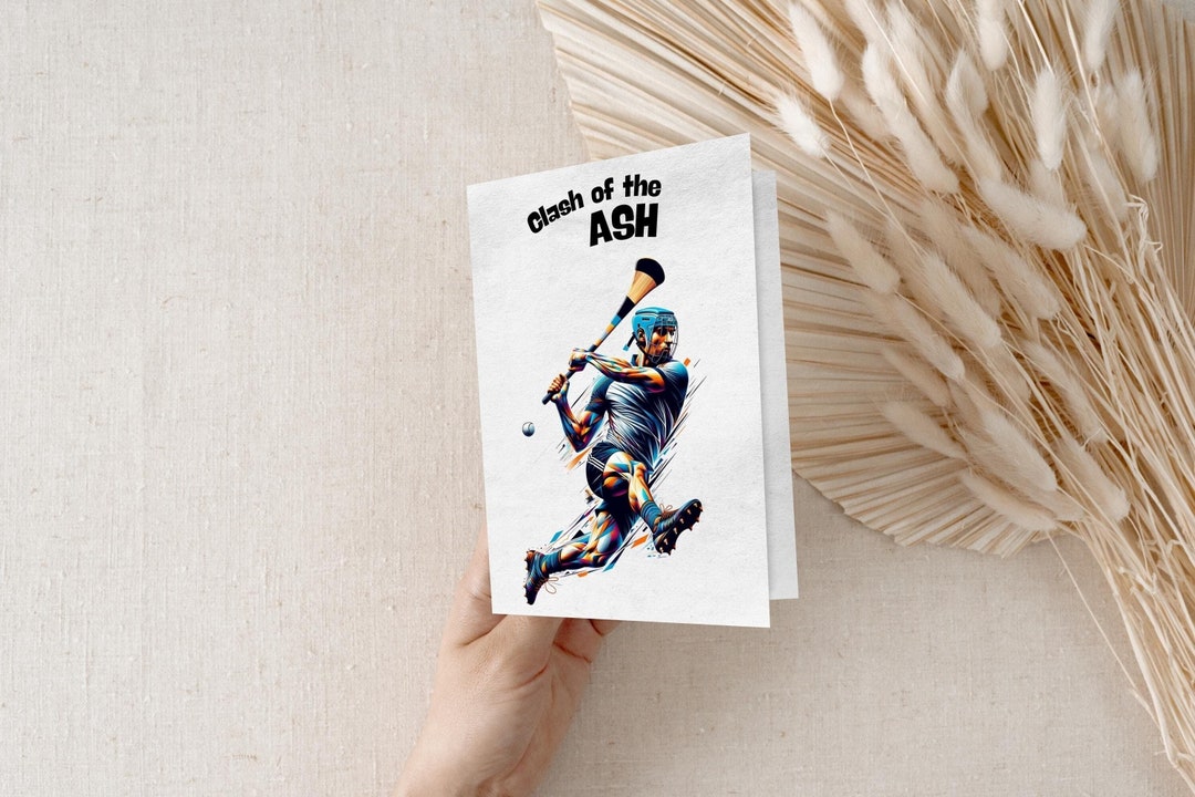 Hurling Personalised Greeting Card, Irish Gift, Irish Sports, Gaelic ...