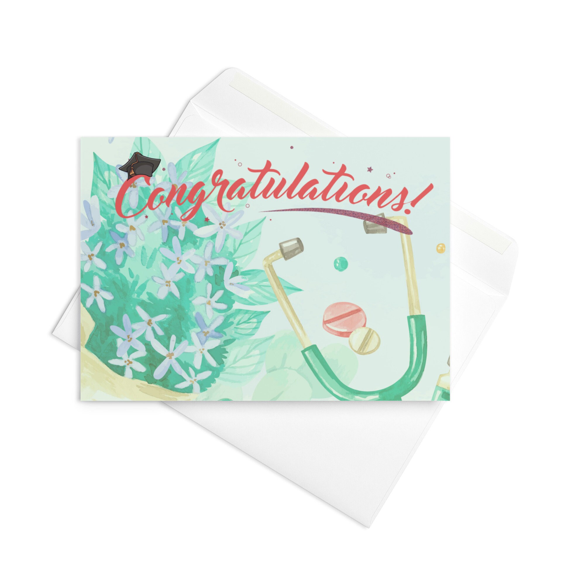 NURSE/MD Graduation Congrats Card - Etsy