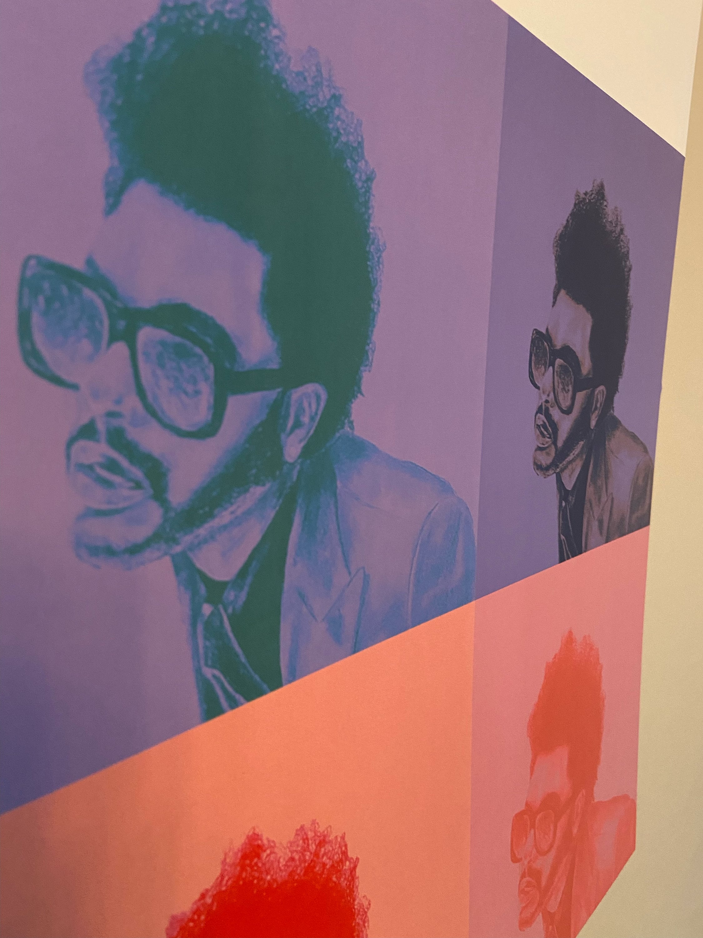 The Weeknd Colored Print/poster - Etsy