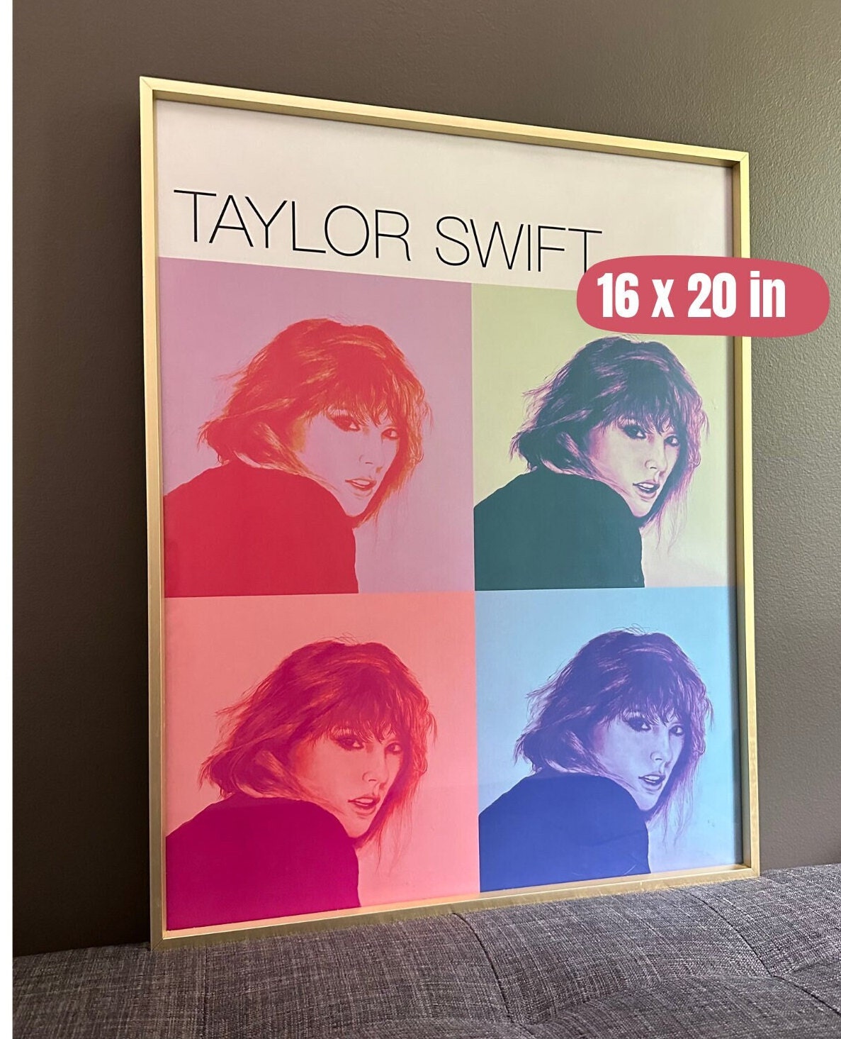 Taylor Swift Poster Color Block Art Wall Art Music Room Decor Hand ...