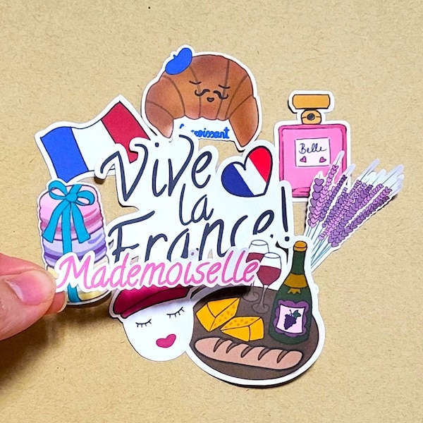 Sticker French Words - Etsy