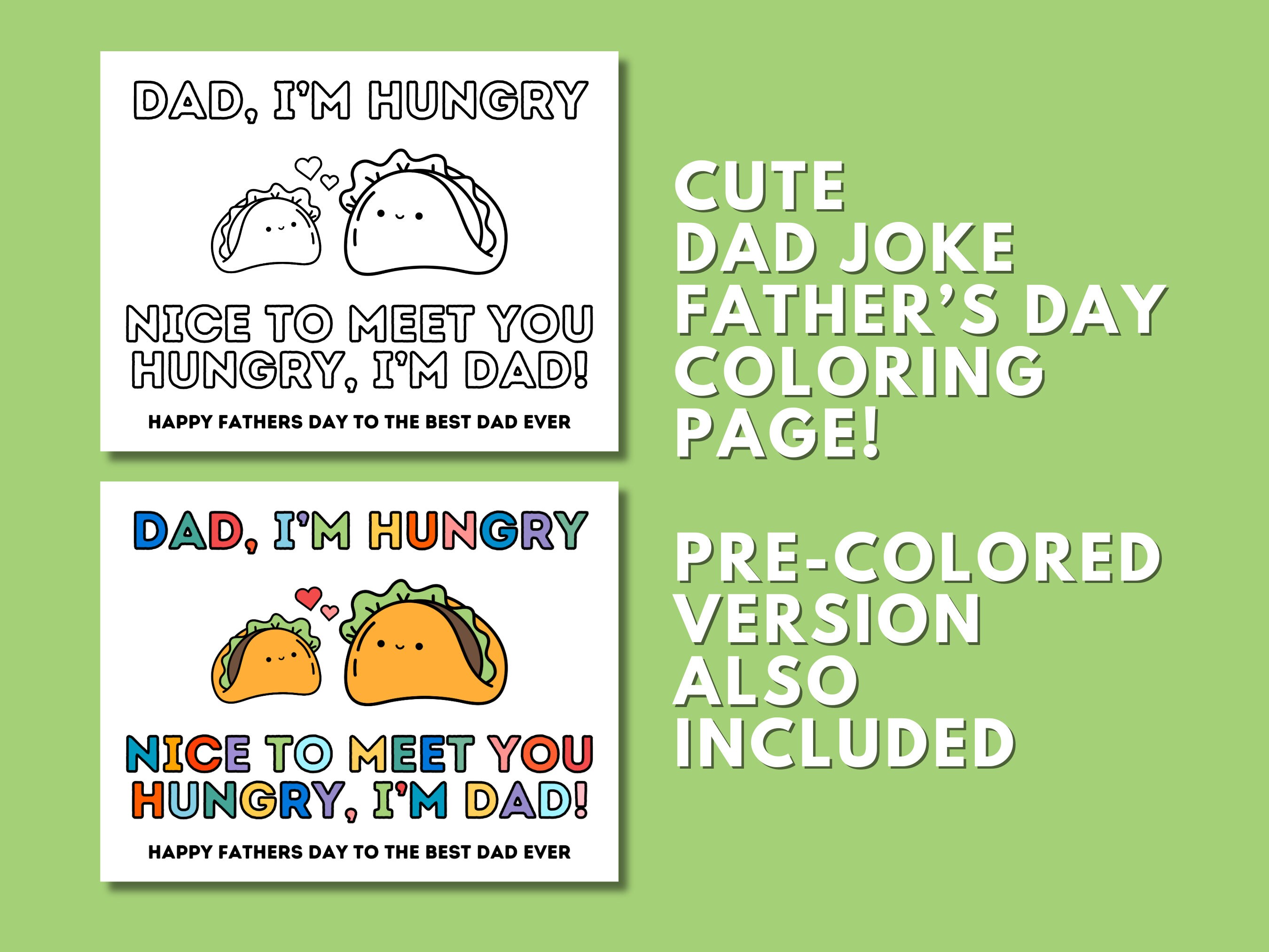 Fathers Day Printable Fathers Day Card Fathers Day Coloring Page Gift ...
