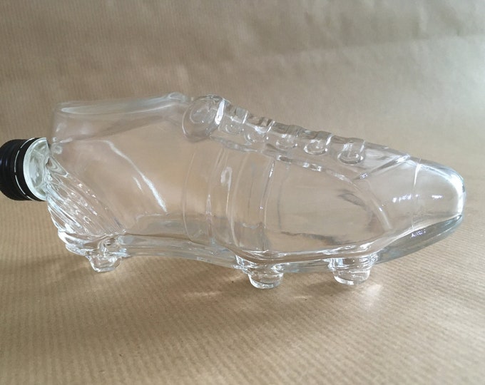 Football Boot Soccer Empty Clear Shape Glass Bottle 1pc 200ml Crystal ...
